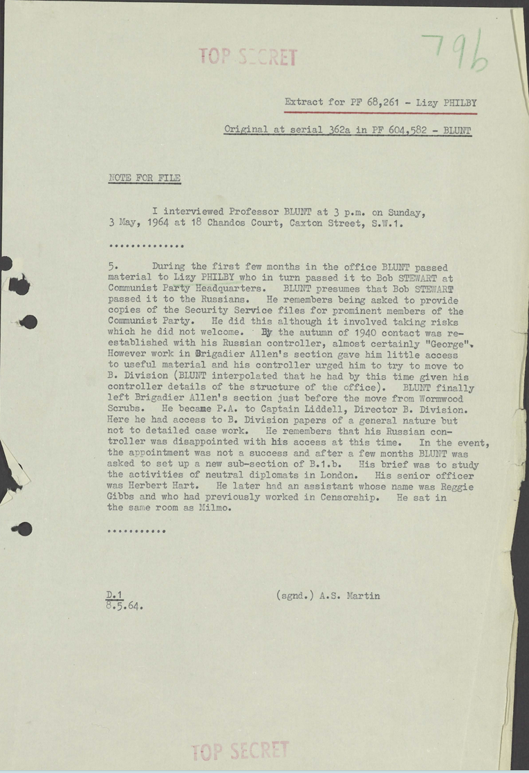 Bob Stewart and the Cambridge Spies. – Breaking the Fetters